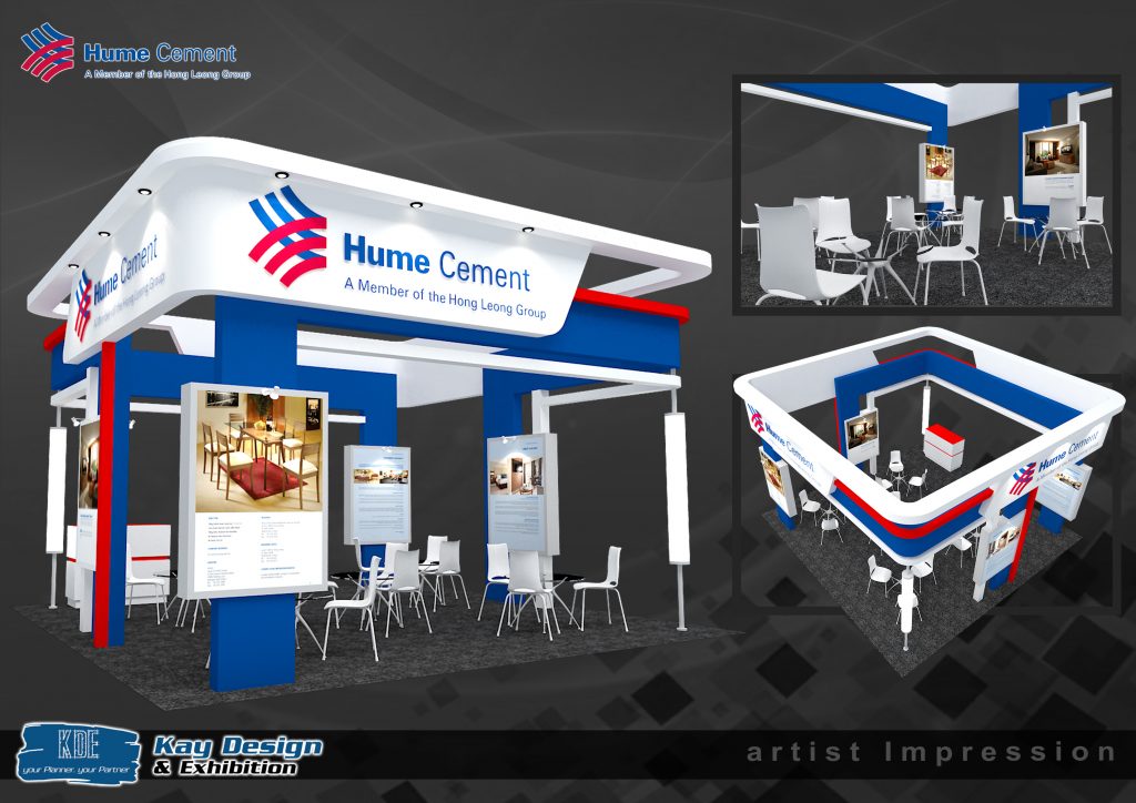 Hume Cement Booth Design | Exhibition Booth Contractor Malaysia – Invent360